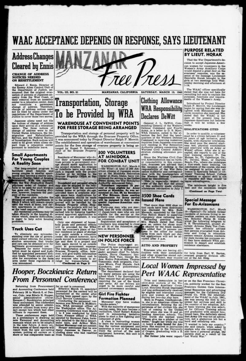 Learning Activity: Women in the Military During World War II